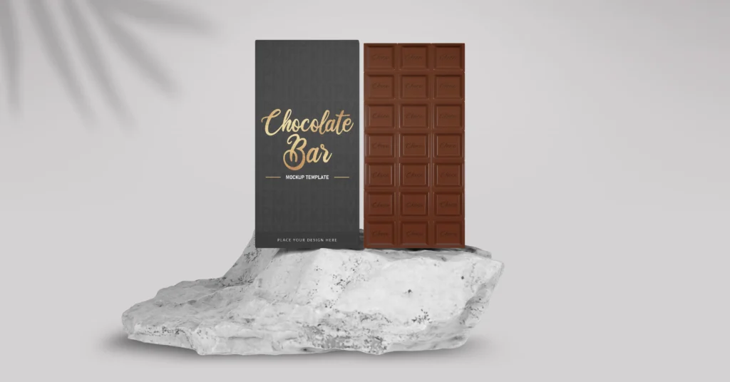 Ultimate Chocolate Bar Packaging Mockup | ModernPSD.com